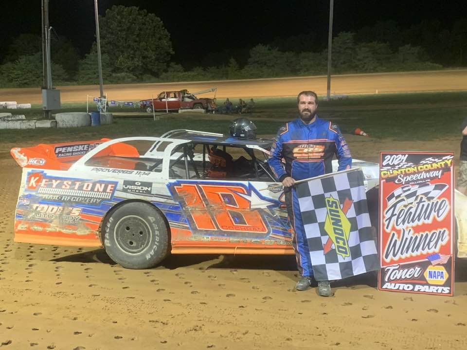 Auto racing: Matt Cochran picks up consecutive wins at Clinton County ...